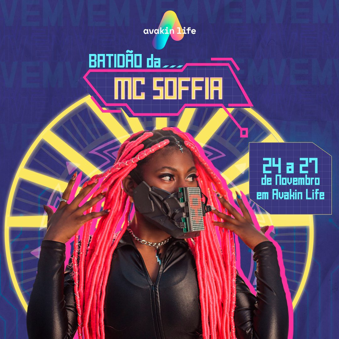 MC Soffia realiza show online no jogo Avakin Life - PurePop